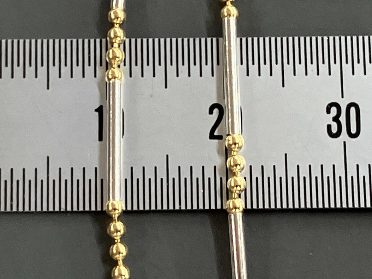 Yahoo!オークション - K18 Pt850 コンビ 4.3g イエローゴールド プラチ...