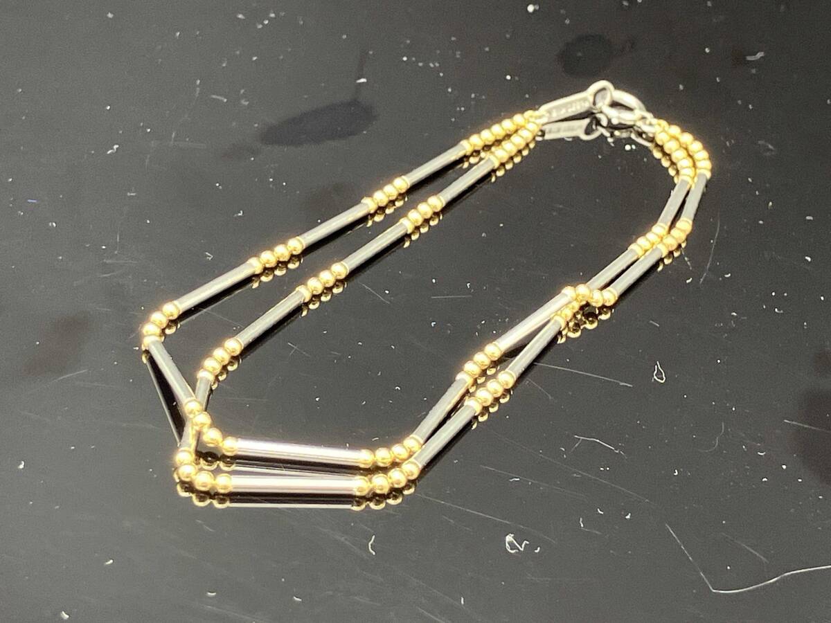 Yahoo!オークション - K18 Pt850 コンビ 4.3g イエローゴールド プラチ...