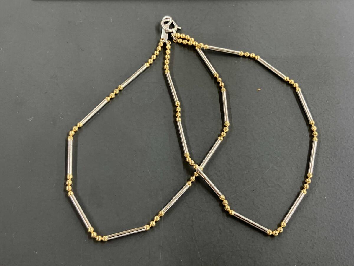 Yahoo!オークション - K18 Pt850 コンビ 4.3g イエローゴールド プラチ...