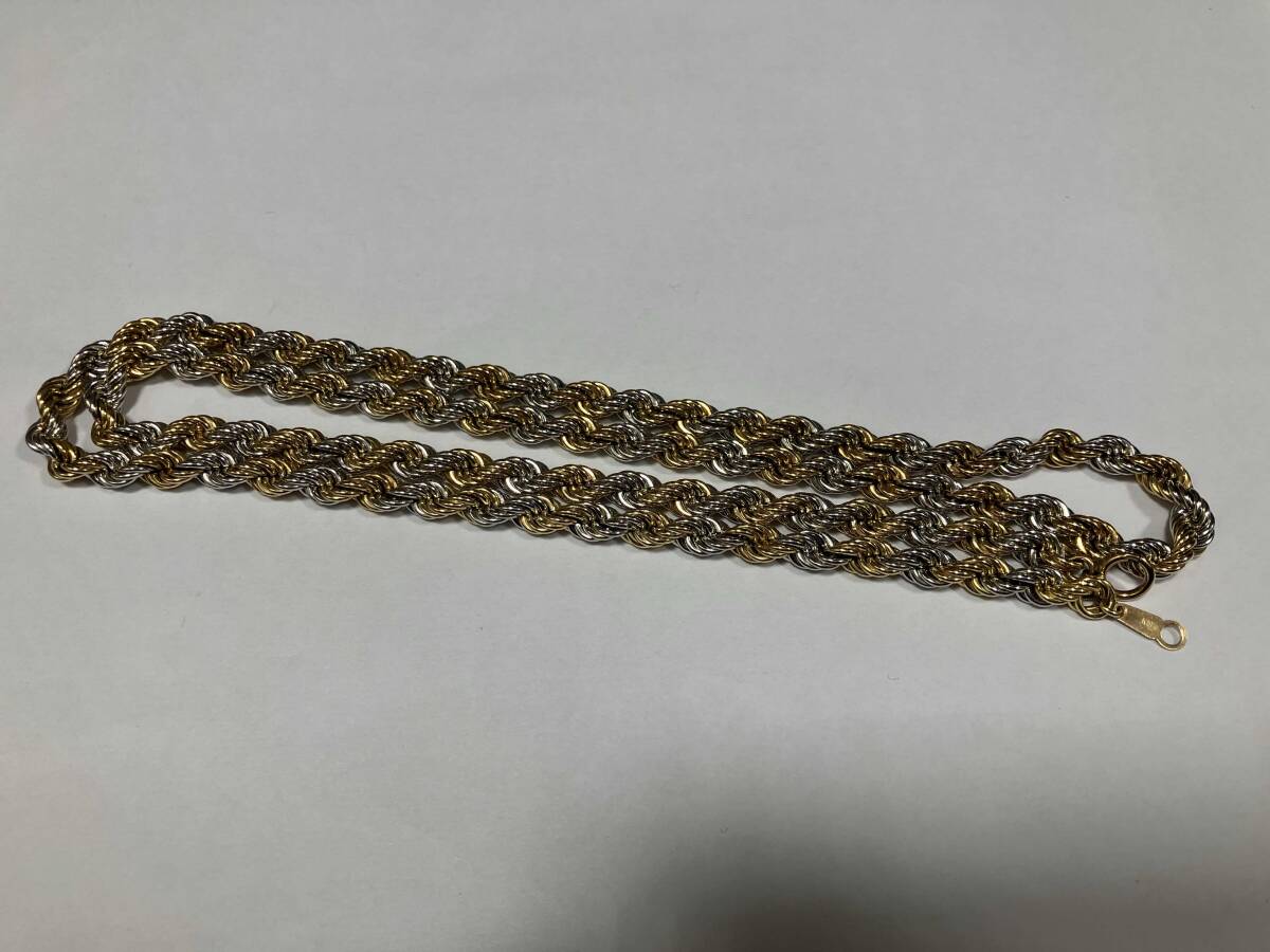 Yahoo!オークション - K18/Pt850/70cm/38.5gネックレス