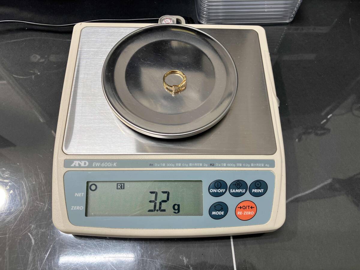 Yahoo!オークション - K18 11号 リング 3.2g イエローゴールド 金 K18...