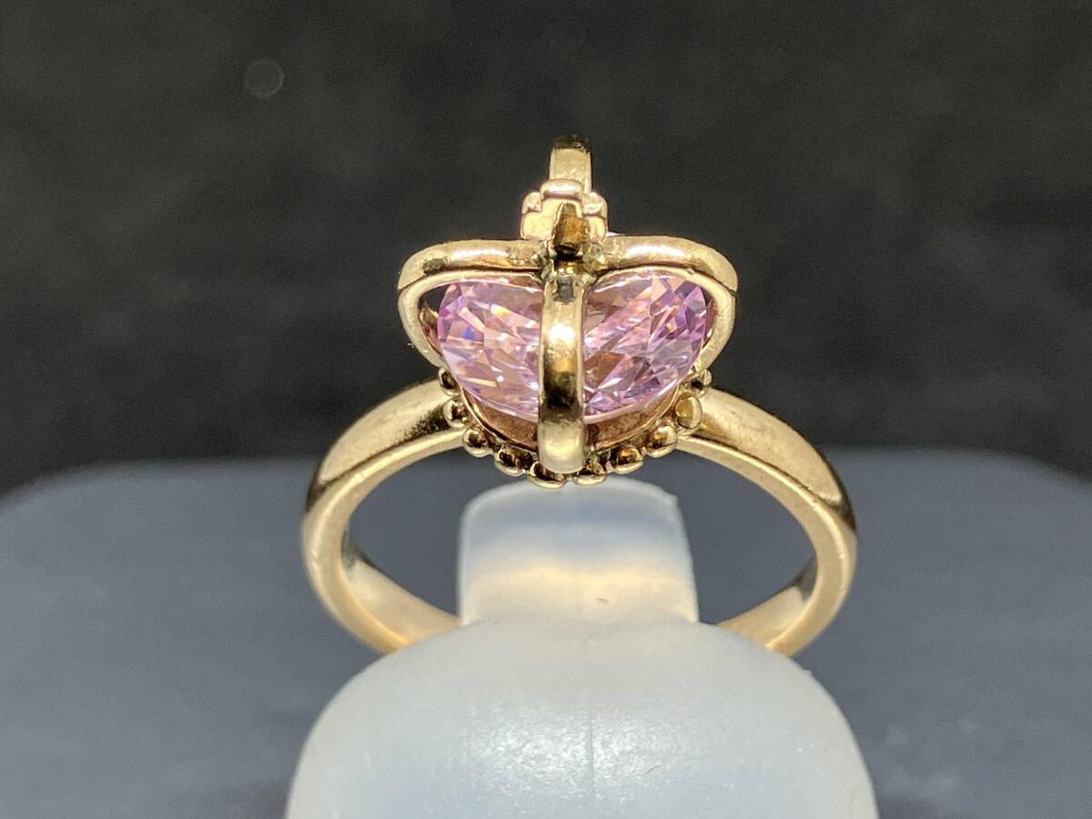 NOJESS ノジェス K10 王冠モチーフ リング クラウン ピンクストーン 9号 3.3g 揺れる 10K YG 10金 イエローゴールド 指輪(その他)｜売買されたオークション情報 ...
