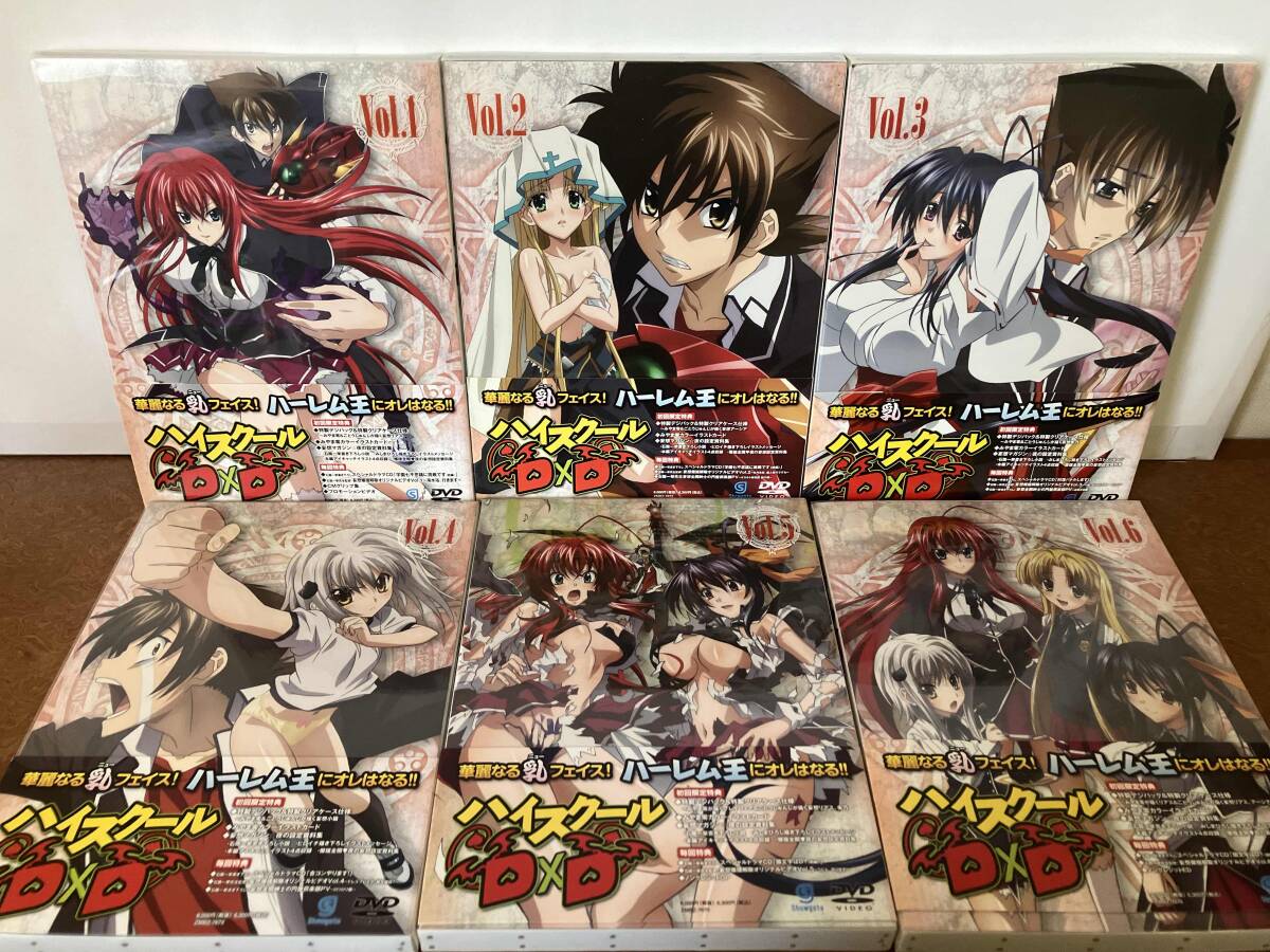 Yahoo!オークション - 帯あり DVD [全6巻セット]ハイスクールD×D Vol....