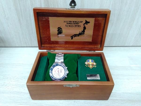 Yahoo!オークション - SEIKO セイコー V657-0AA0／1D3 2002FIFAワール...