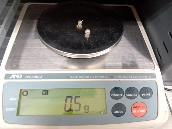 Yahoo!オークション - 【K10】金 ゴールド 石付き ダイヤ付き アクセサ...