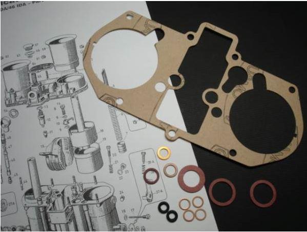 Yahoo!オークション - 新品WEBER 48IDAオーバーホールガスケットガスケ...