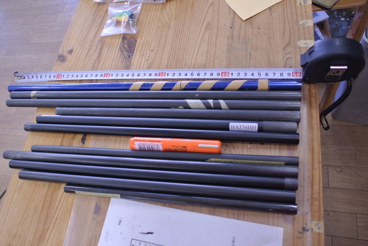 Yahoo!オークション - RODCTA-0314 カーボンパイプ各種 ブランクの後端...