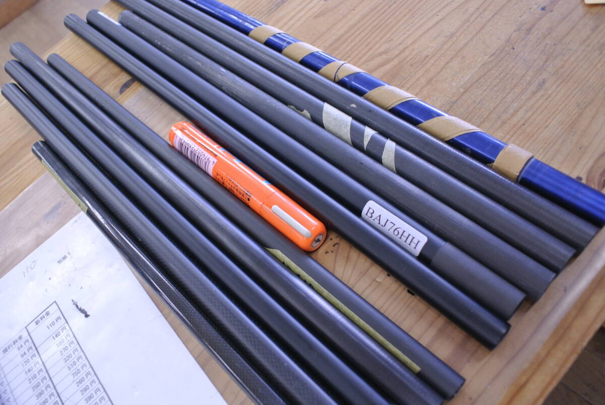 Yahoo!オークション - RODCTA-0314 カーボンパイプ各種 ブランクの後端...