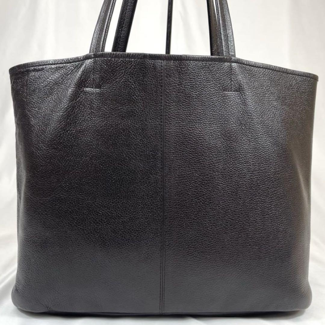 Yahoo!オークション - 美品/A4 SHIPS シップス トートバッグ シボ革 レ...