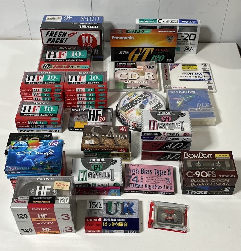 記録媒体 まとめて カセットテープ VHS VHS-C CD-R DVD-RW DLT-Cleaning TapeⅢ マイクロカセット(記録媒体)｜売買されたオークション情報、yahooの商品 ...
