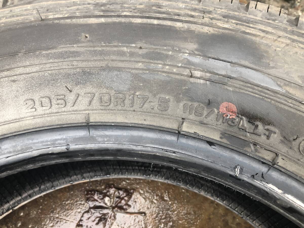 Yahoo!オークション - 205/70R17.5 115/113L LT 6本 DUNLOP ENASAVE SP...