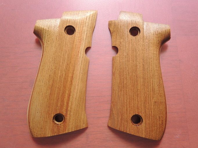 Yahoo!オークション - WA ベレッタ M84F用 木製グリップ 自作 EN0...