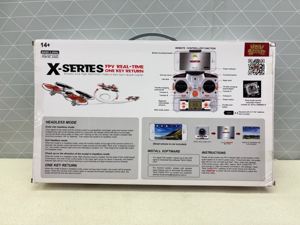 Yahoo!オークション - E834 美品 動確済 HOLY STONE X300C FRV wi-fiで...