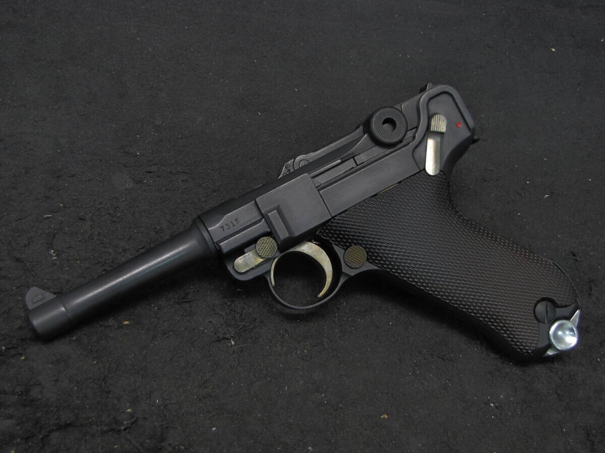 WE P08 ルガー4インチ 1936 Krieghoff Rig 独空軍 ダミーライフリング仕様 リアル刻印 リアル重量 ヴィンテージ塗装(ガスガン)｜売買されたオークション情報、yahoo ...