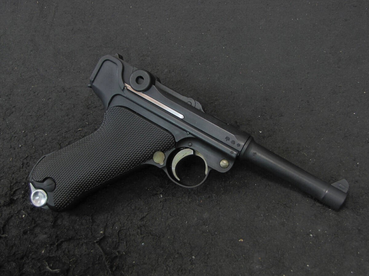 WE P08 ルガー4インチ 1936 Krieghoff Rig 独空軍 ダミーライフリング仕様 リアル刻印 リアル重量 ヴィンテージ塗装(ガスガン)｜売買されたオークション情報、yahoo ...