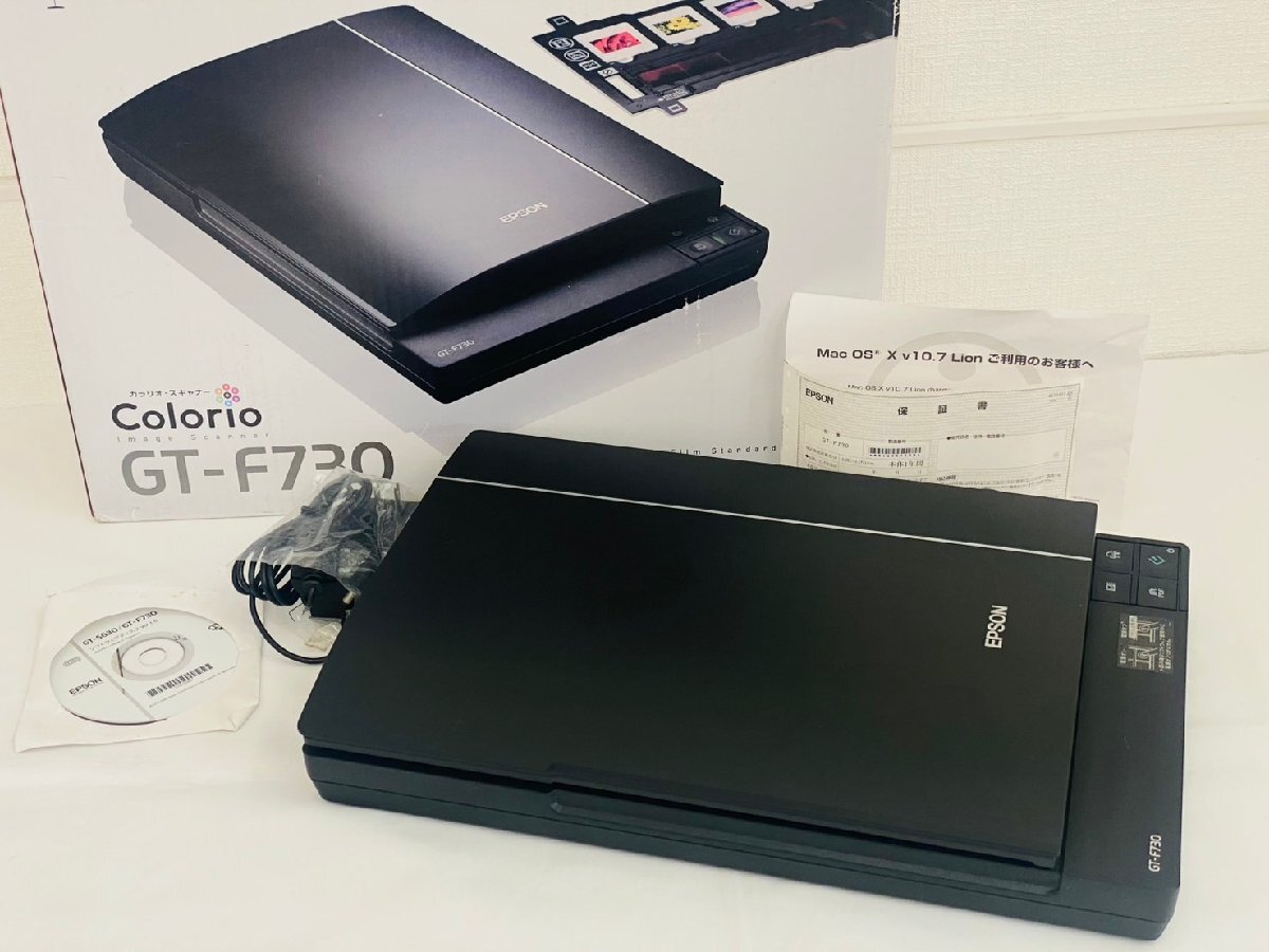 EPSON エプソン GT-F730 カラリオ スキャナー A4カラ- 通電〇 箱付き バッテリー チャージャー(フラットベッドスキャナ)｜売買されたオークション情報、yahooの商品情報を ...