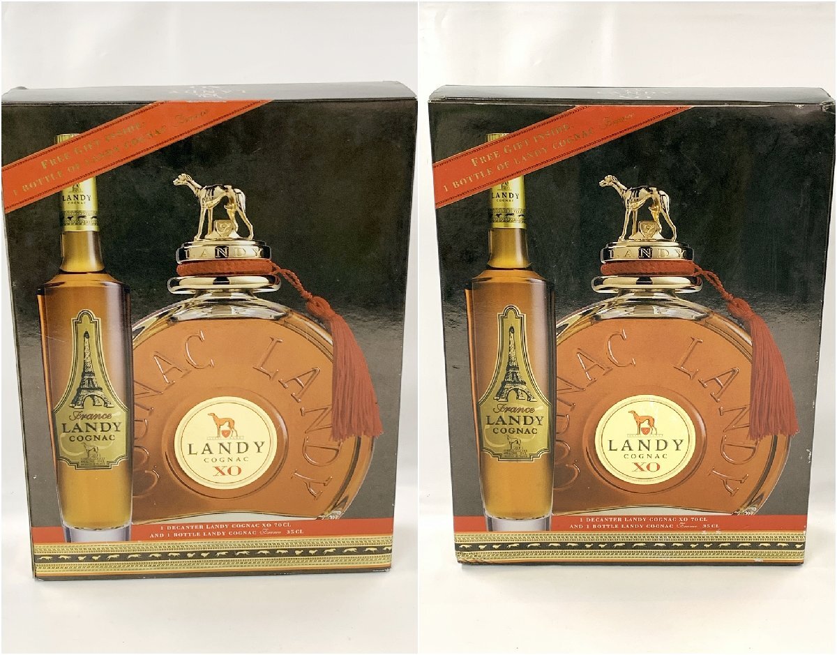 Yahoo!オークション - 未開栓 LANDY XO COGNAC ランディ コニャック 70...