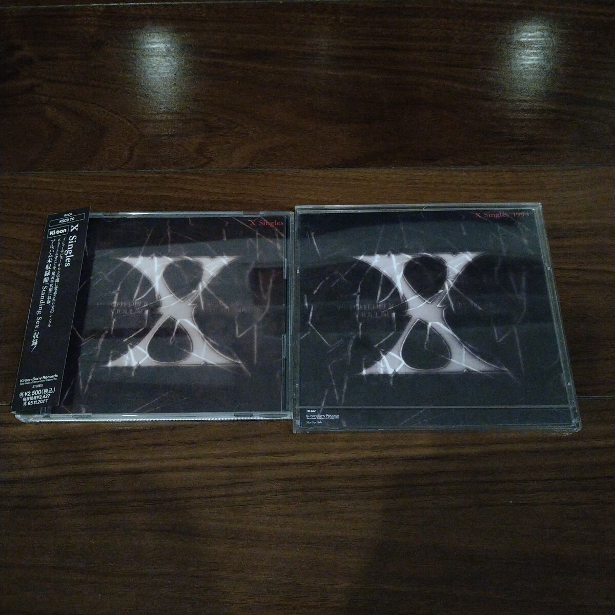 Yahoo!オークション - X JAPAN CDアルバム+1994年カレンダー X SINGLES...