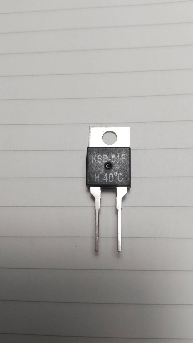 Yahoo!オークション - KSD-01F 40℃ NO ノーマルオープン 温度スイッチ...