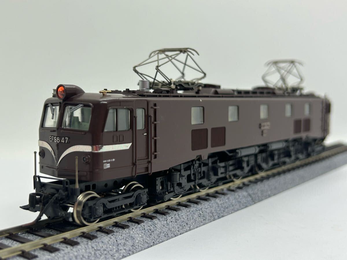 Yahoo!オークション - 【HOゲージ】EF 58-47 動作確認・ライト点灯確認...