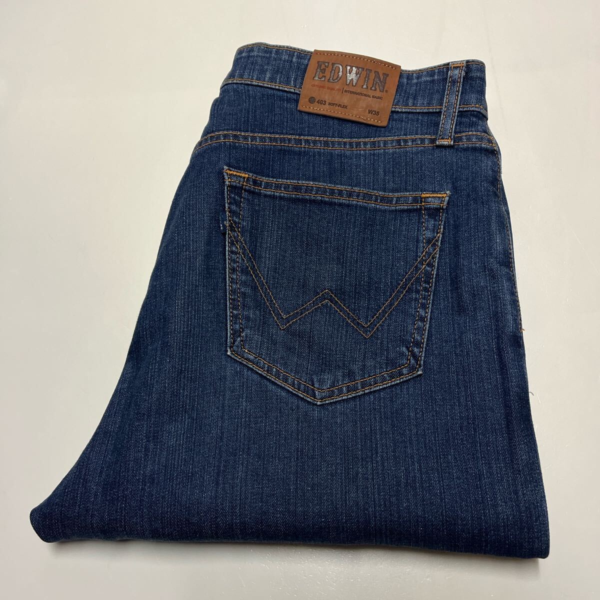 Yahoo!オークション - EDWIN エドウィン S403 ソフトフレックス ストレ...