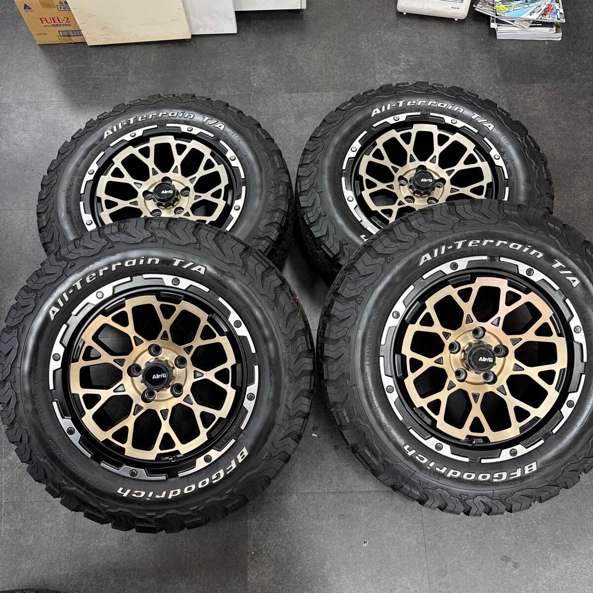 4×4エンジニアリング AirG 17インチ7J+32 グッドリッチKO2 245/65R17 30アルファードより取り外し RAV4 デリカD5(その他)｜売買されたオークション情報 ...