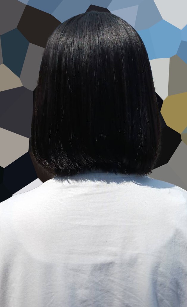 Yahoo!オークション - 髪束・髪の毛・10代・女子・『20cm・41g』