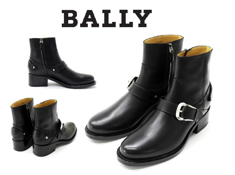 25万 BALLY 7=26cm カーフレザー サイドジップアンクルブーツ プレーントゥ黒 1円(その他)｜売買されたオークション情報、yahooの商品情報をアーカイブ公開 - オークファン ...