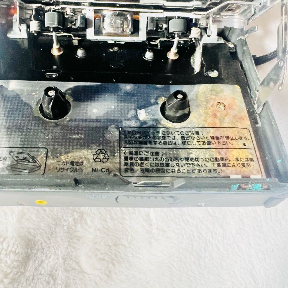 Yahoo!オークション - ジャンク SONY ソニー TCM-80 ポータブルカセッ...