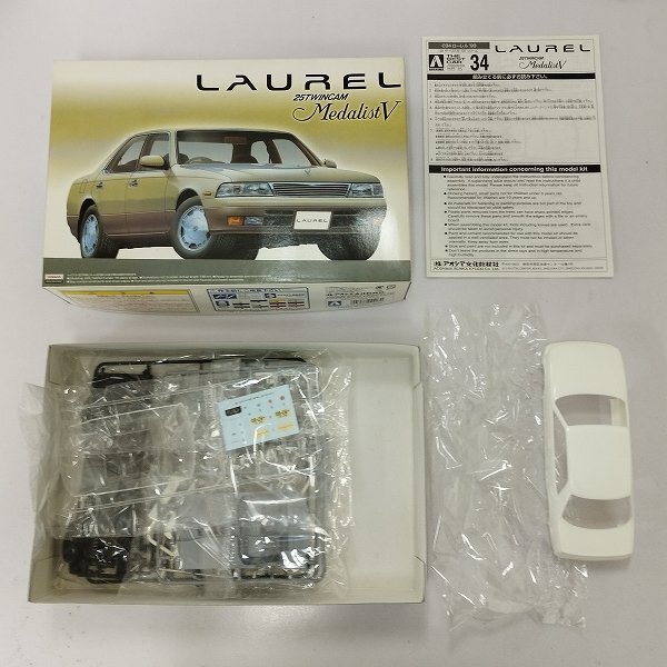 Yahoo!オークション - mP091b [未組立] アオシマ 1/24 ニッサン C34 ロ...