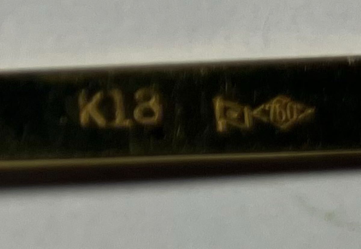 Yahoo!オークション - 三越購入 18金 稲穂模様 耳かき 約2.88g K18 75...