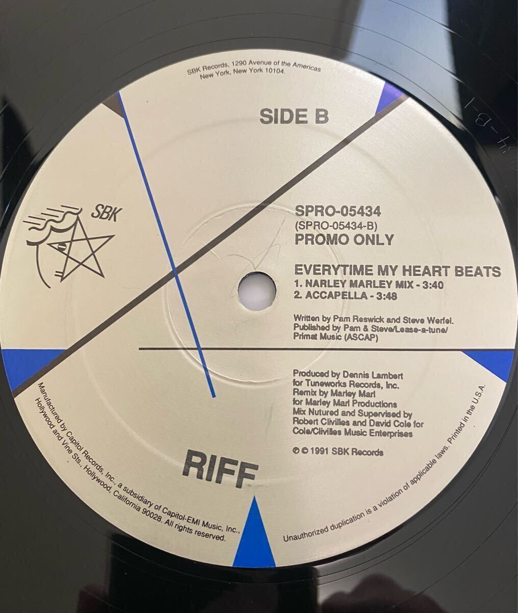 Yahoo!オークション - RIFF / Everytime My Heart Beats njs