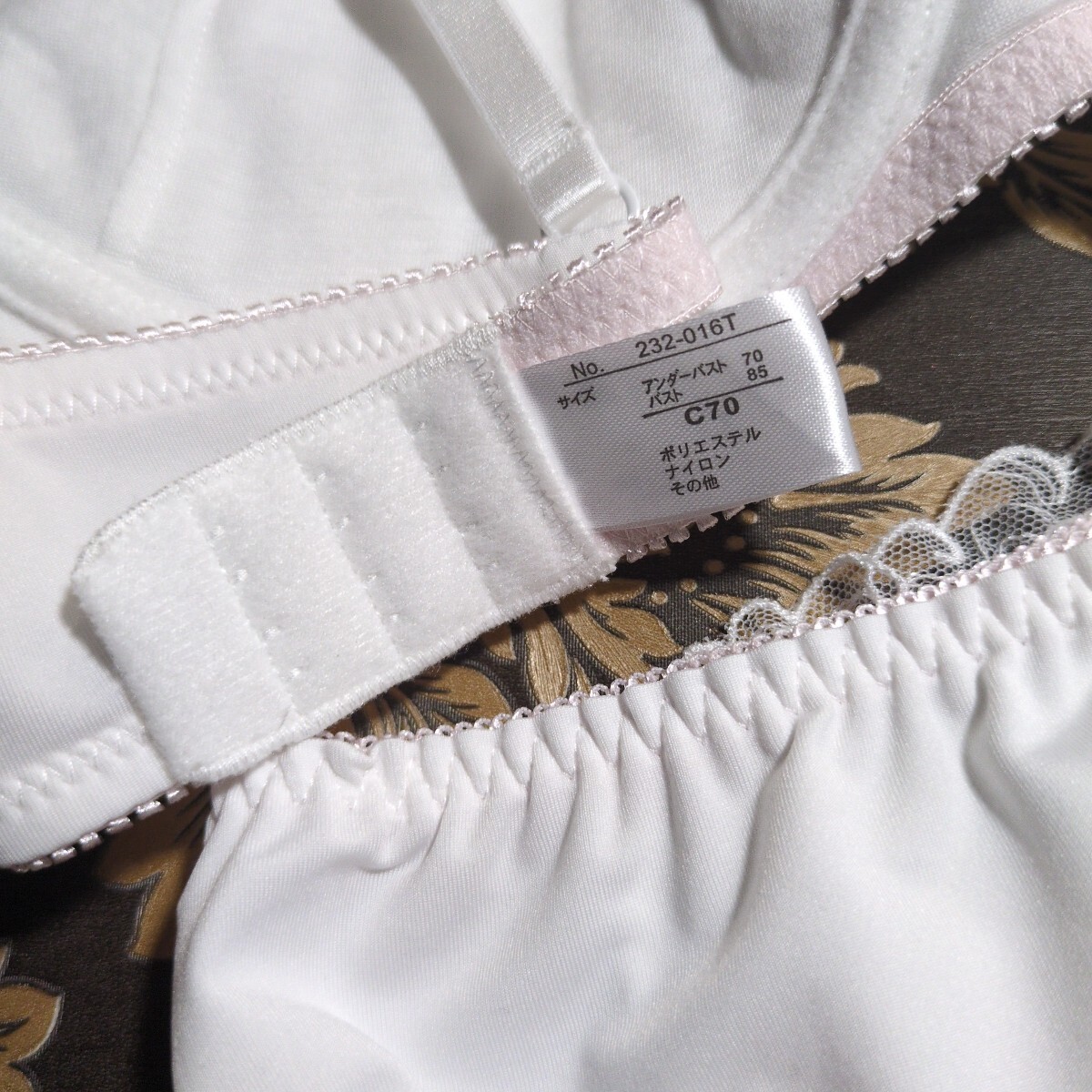 Yahoo!オークション - C70 160 ティーンズ ブラ パンティ ソフトワイヤ...