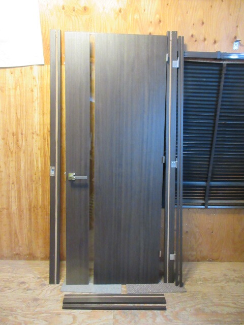 Yahoo!オークション - E190 内装ドア ダークブラウン 木目調 ガラス（...