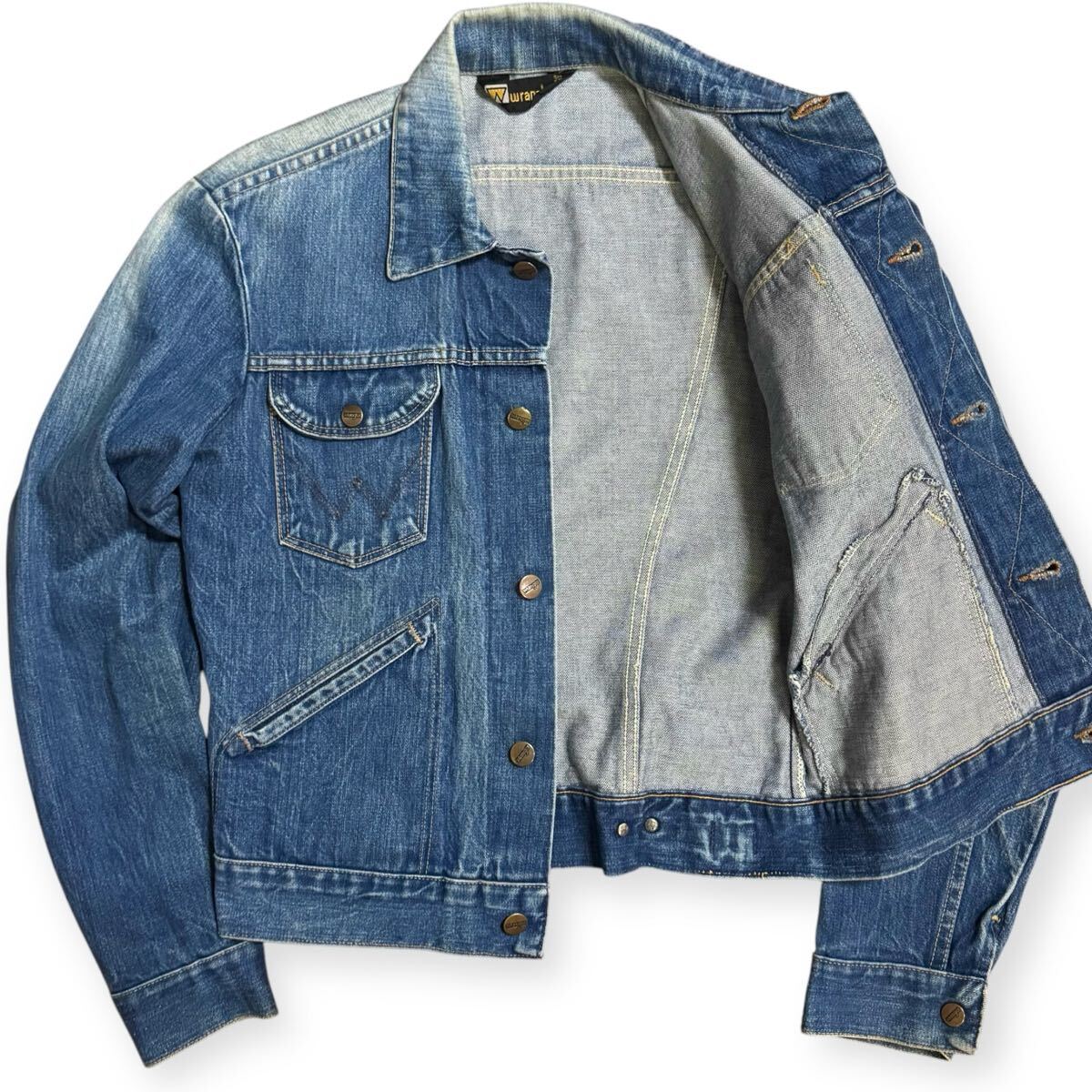 雰囲気系 Wrangler ラングラー 70s 80s ビンテージ 黒タグ 124mJ 雰囲気系 Wrangler ラングラー 70s 80s ビンテージ 黒タグ 124mJ