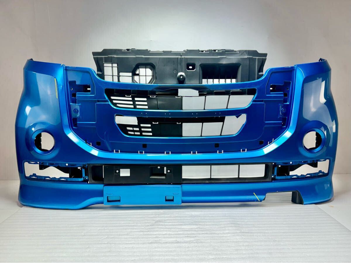 S-4159 スペーシア カスタムZ フロントバンパー ロアグリル MK42S 71711-65R70 ZWY ブリスクブルーメタリック SUZUKI 純正 3.22@AM(フロント)｜売買さ ...