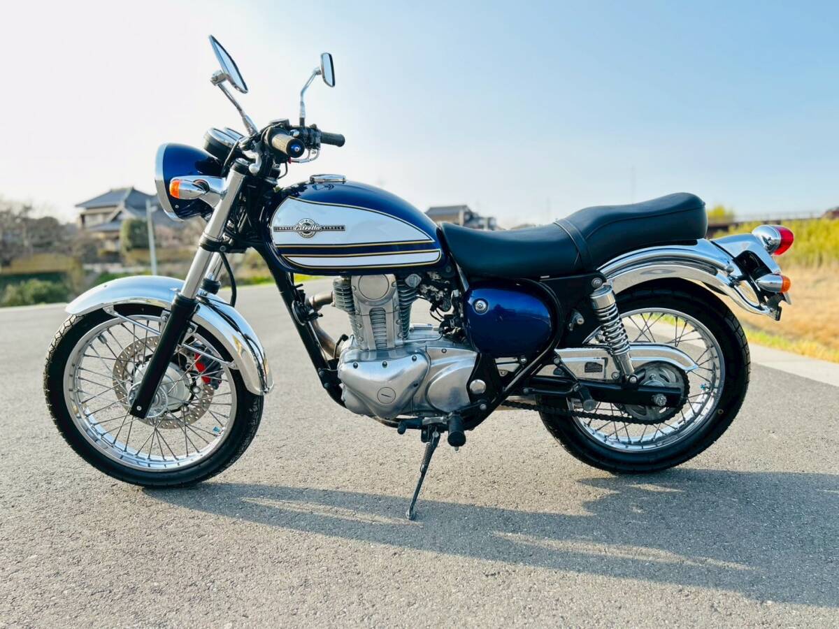 Yahoo!オークション - カワサキ エストレヤ BJ250A 6 608km 中古車体 ...