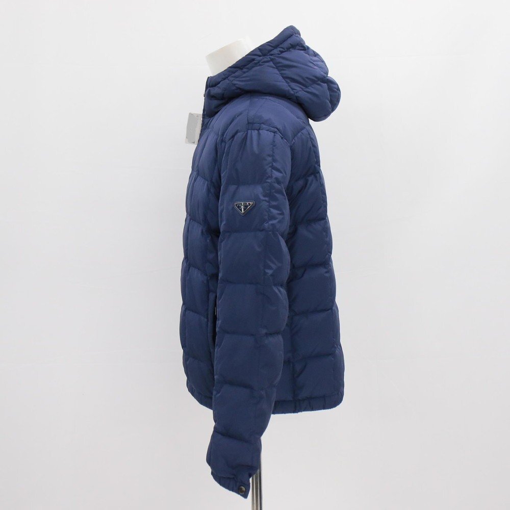 1円□プラダ□三角ロゴ プレート ダウン ジャケット アウター 1円□プラダ□三角ロゴ プレート ダウン ジャケット アウター