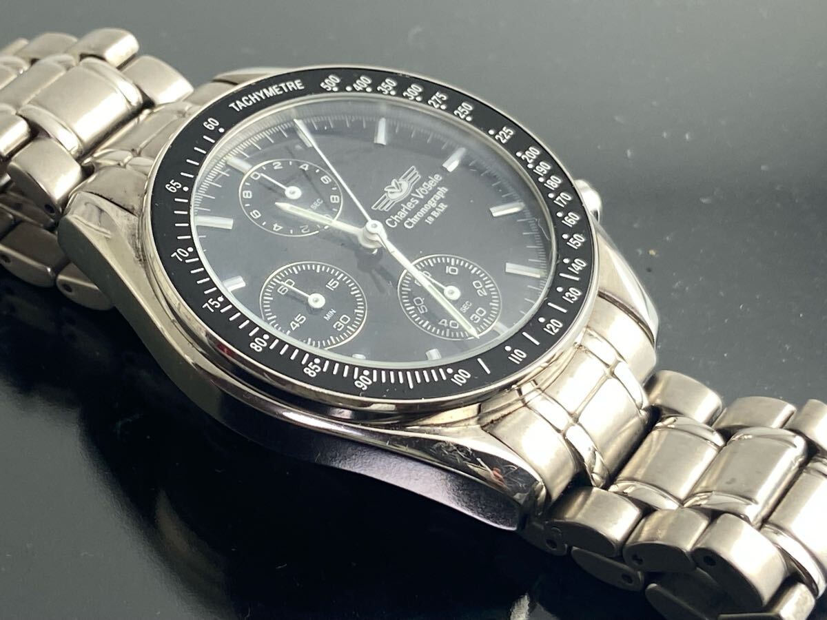 Yahoo!オークション - A1504]1円～ メンズ腕時計 クォーツ クロノグラ...