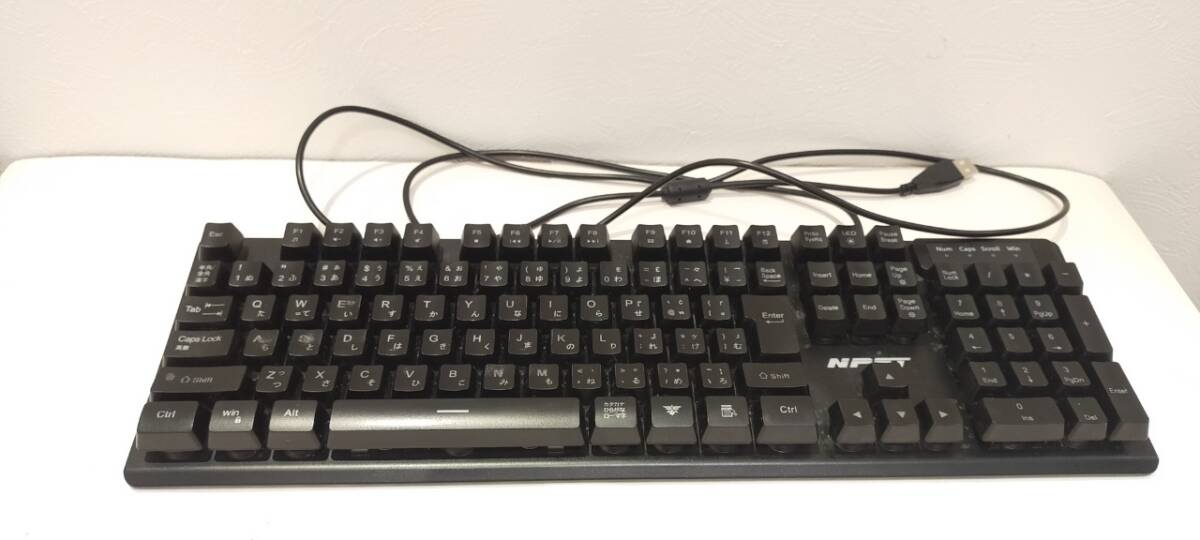 Yahoo!オークション - 1円～ NPET S20 ゲーミングキーボード マウス無 ...