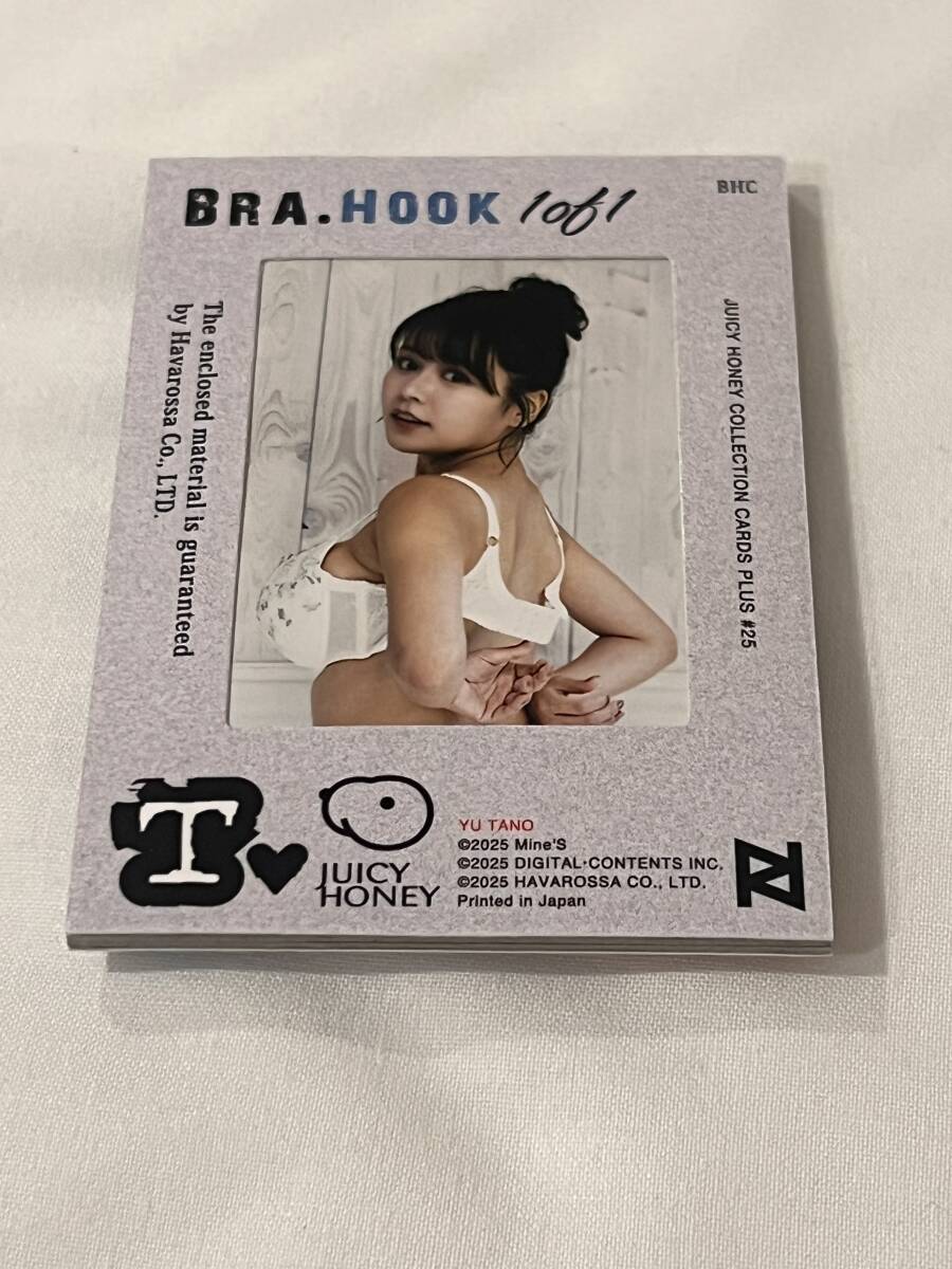日本代購代標第一品牌【樂淘letao】－【1枚限定】ジューシーハニー PLUS #25 JH Juicy Honey 田野憂 ブラホックカード 1of1 白色 Bra.Hook
