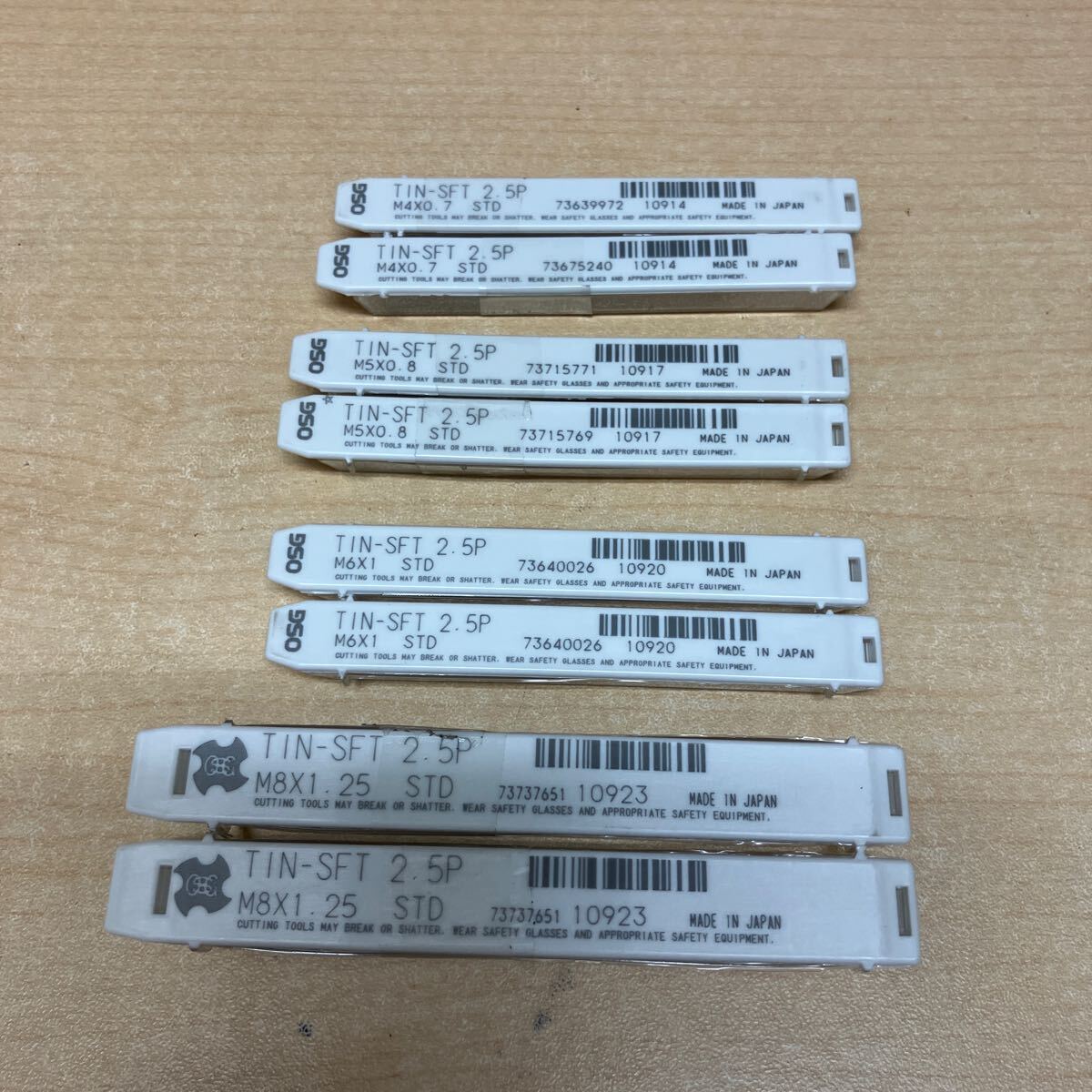 Yahoo!オークション - OSG スパイラルタップ TIN-SFT M4 M5 M6 M8 未使...