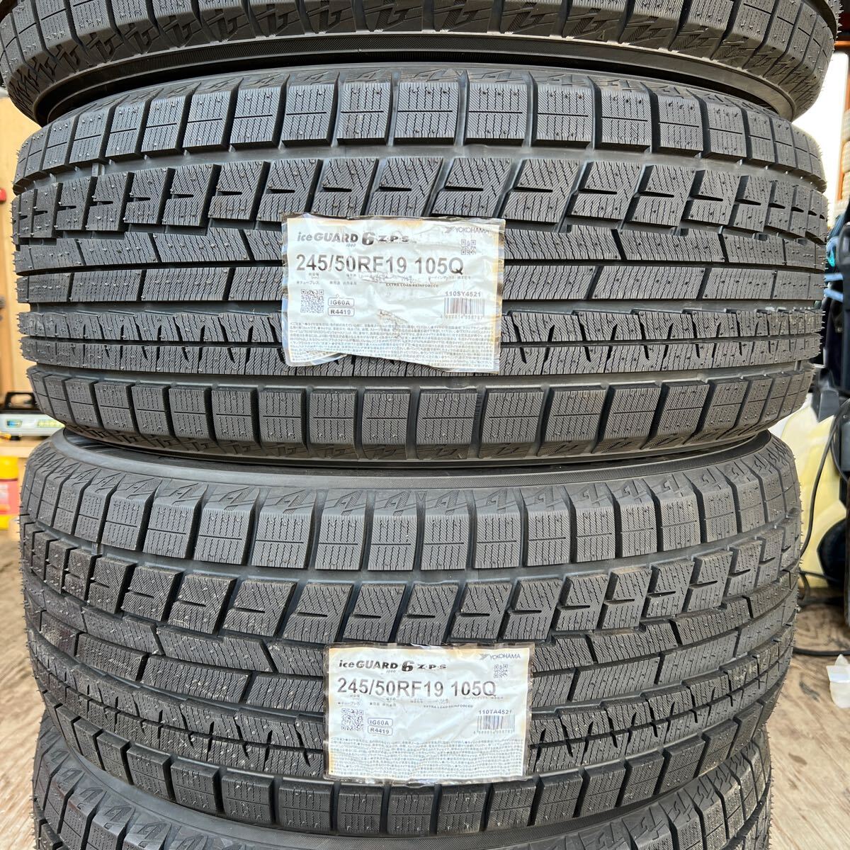 Yahoo!オークション - 245-50-19 ヨコハマ アイスガード IG60スタッド...