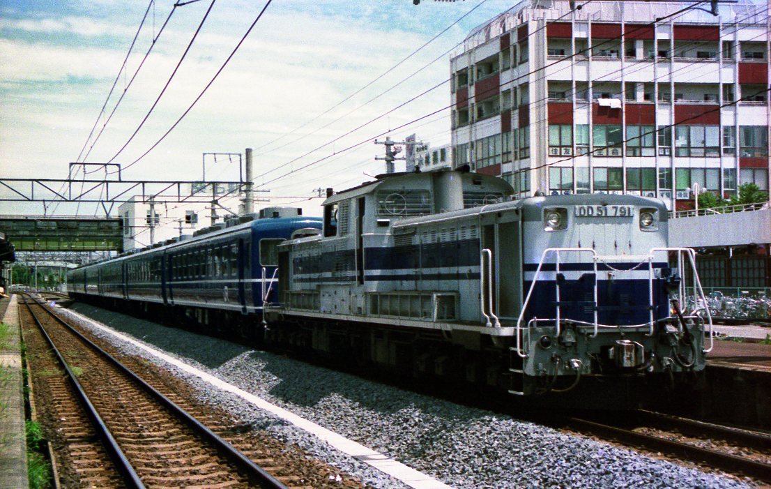 Yahoo!オークション - 407 【35㍉ネガ】DD51 791（ユーロ機）＋12系...