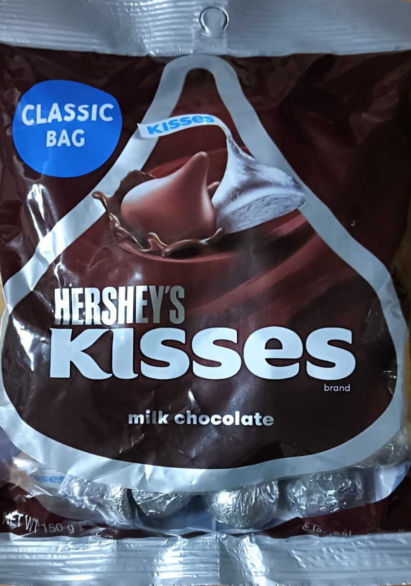 Yahoo!オークション - ハーシー キスミルクチョコレート 150gx3袋