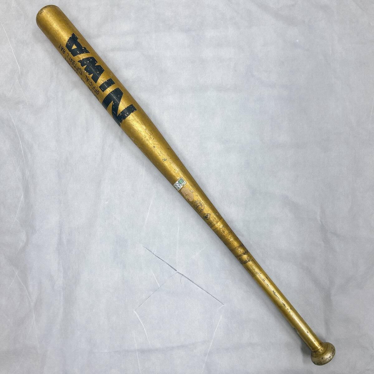 Yahoo!オークション - 【01】NIWA オフィシャル ソフトボールバット 金...