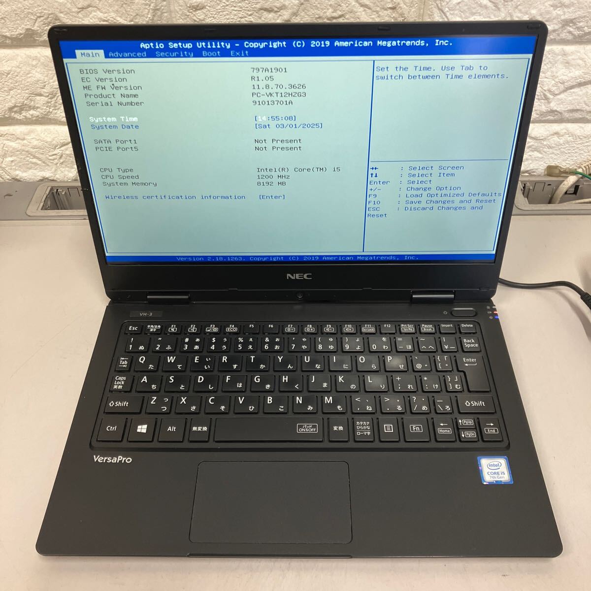 Yahoo!オークション - P193 NEC VersaPro VH-3 PC-VKT12HZG3 Core i5 7...