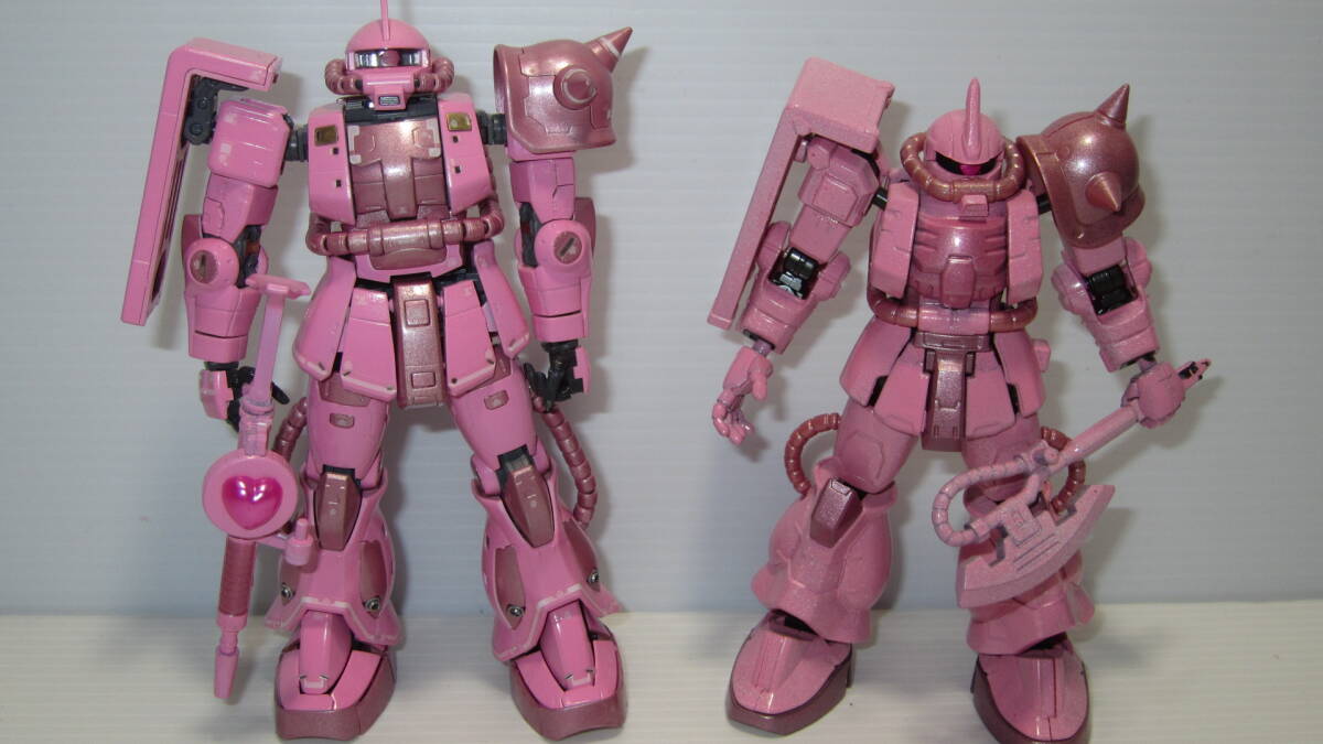 日本代購代標第一品牌【樂淘letao】－HGサイコザク釈由美子専用ザクハロコレ 6種ガンプラ完成品RGピンク サンダーボルト