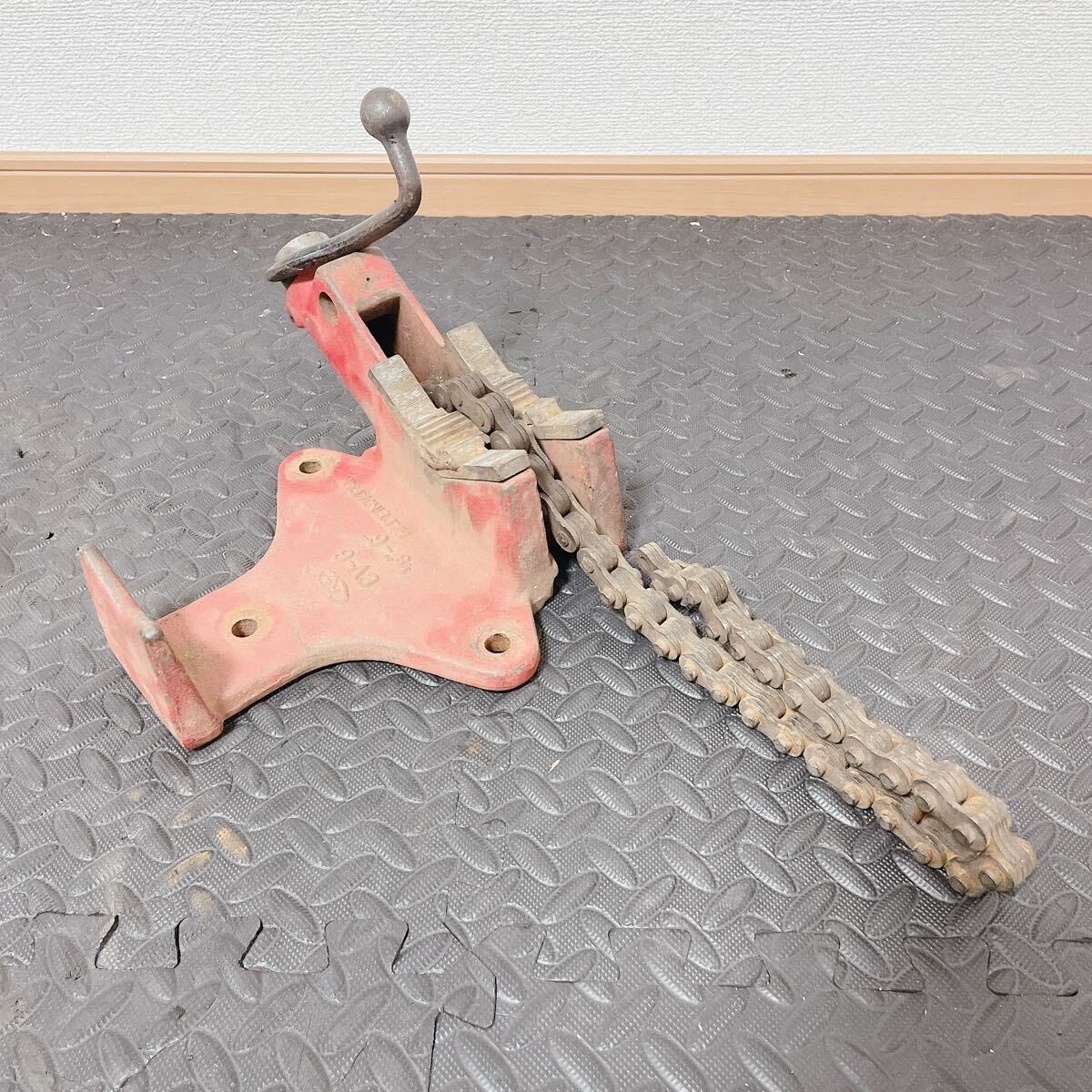 Yahoo!オークション - 動作品 REX レッキス チェーンバイス CV−6 工...