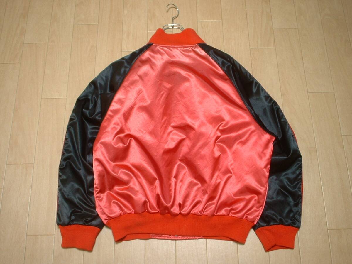 お宝80sビンテージadidasナイロンスタジャン美品M-L正規 お宝80sビンテージadidasナイロンスタジャン美品M-L正規